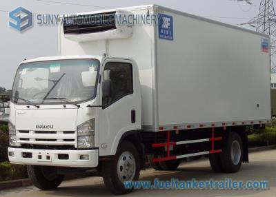 중국 ISUZU 4 x 2 Refrigerator 밴 Truck Refrigerator 밴 Truck 8000KG 백색 6 Wheelers 판매용