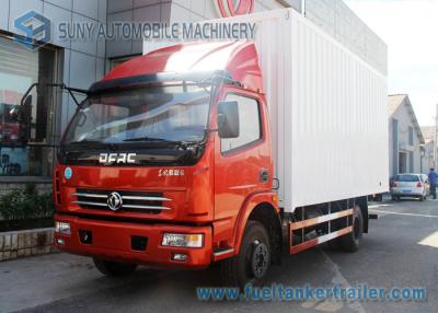 중국 5개 T - LHD 8개 T 4x2 Dongfeng Refrigerator 밴 Truck 88 KW/120 마력/RHD 판매용