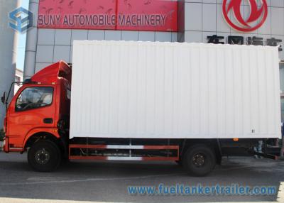 중국 5개 T - LHD 8개 T 4x2 Dongfeng Refrigerator 밴 Truck 88 KW/120 마력/RHD 판매용
