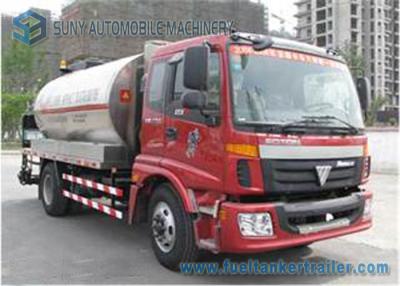 중국 9000 L 아스팔트 분배자 트럭 아스팔트 유조선 트레일러 2 차축 180hp 4500 mm 바퀴 기초 판매용
