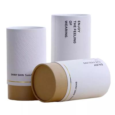 Cina Metropolitana amichevole su ordinazione della carta di cura di pelle di Eco che imballa i tubi cosmetici della carta kraft del profumo in vendita