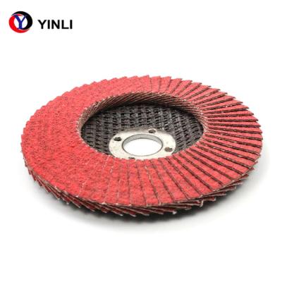 Cina Macinazione flessibile di 125mm dell'abrasivo del disco ceramico a 5 pollici della falda per il metallo in vendita