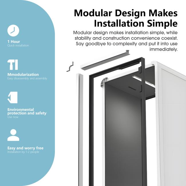 Customized Private Office Modern Modular Office Furniture, Soundproof Partitions, Workstations, Office Partitions, and Pods