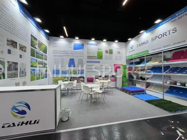 Taihui Shock Pad exhibition display
