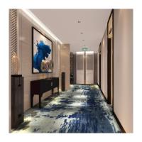 Quality Abstract Pattern Wilton Axminster Nylon Printing Machine for Hotel Hallway Cinema for sale