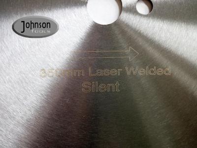 Cina lama saldata laser di 350mm con il centro silenzioso per i mattoni infornati duri dell'argilla in vendita