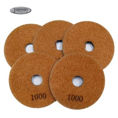 China Granito de piedra seco mojado de Diamond Resin Polishing Pads For de los altos pasos de la suavidad 7 en venta