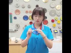 빠른 가는 두 배 줄을 위한 연약한 중간 단단한 노예 구체적인 회전 숫돌