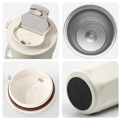 China Edelstahl Kaffeetasse für moderne Autos mit Vakuumdämmung zu verkaufen