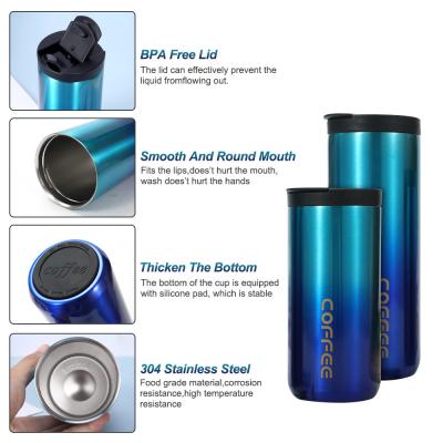 Chine Cadeaux d'affaires 550 ml en acier inoxydable isolation sous vide tasse de voyage avec couvercle étanche à vendre