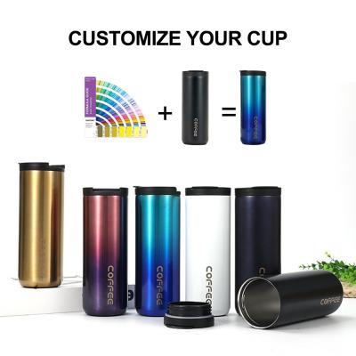 Chine Cadeaux d'affaires 550 ml en acier inoxydable isolation sous vide tasse de voyage avec couvercle étanche à vendre