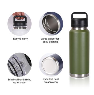 Chine Bouteille d'eau en acier inoxydable de 26 oz grande capacité 36 oz double paroi portable 18 oz flacons à vendre