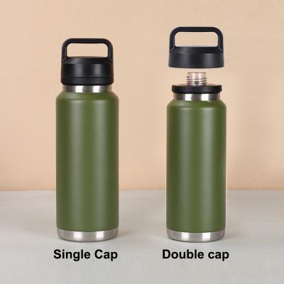 Chine Bouteille d'eau en acier inoxydable de 26 oz grande capacité 36 oz double paroi portable 18 oz flacons à vendre