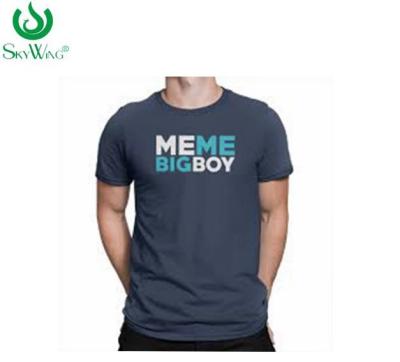 China Hombres O - tamaño antiarrugas bordado personalizado cuello de las camisetas diverso en venta
