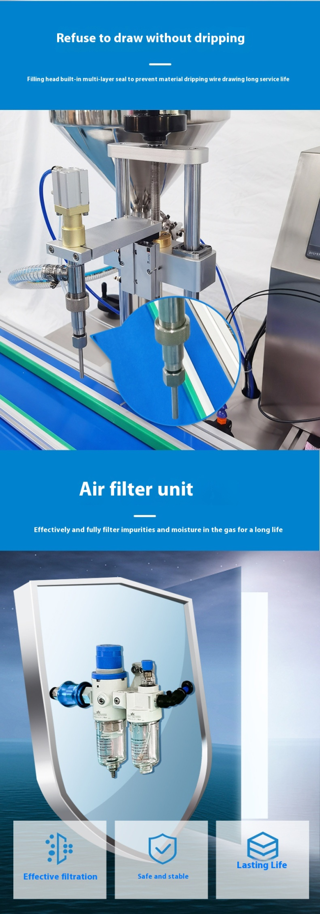 Easy Operation Fully Automatic Servo Rotor Pump Paste Liquid Filling Machine for Honey Viscous Liquid Peanut Butter Ketchup