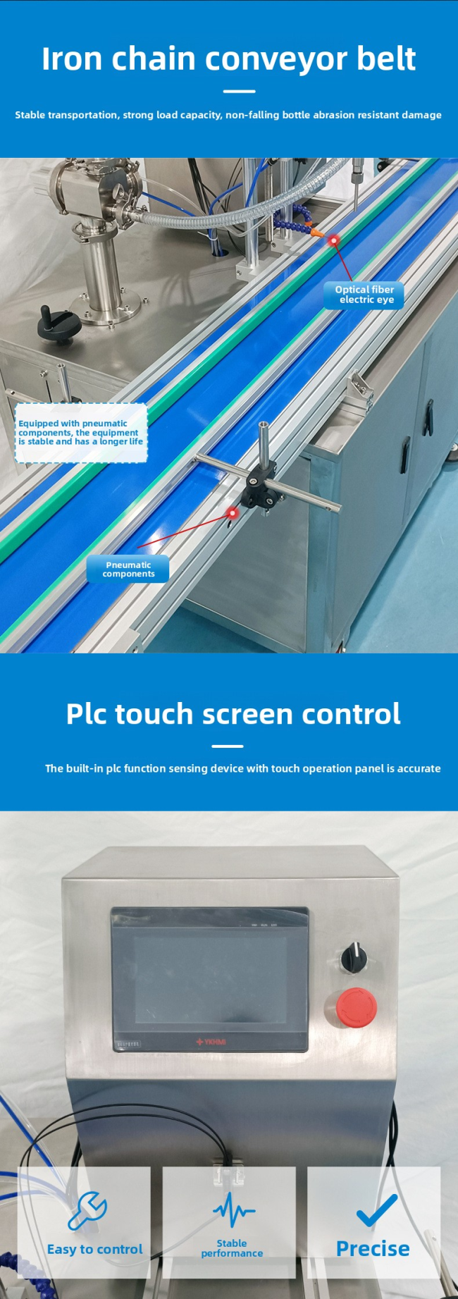 Easy Operation Fully Automatic Servo Rotor Pump Paste Liquid Filling Machine for Honey Viscous Liquid Peanut Butter Ketchup