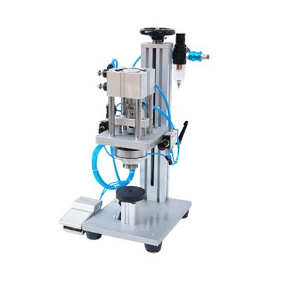 China Semi-automatic Perfume Sealer Bottle Closure Crimping Tool Capping Machine for Perfume Vial for sale