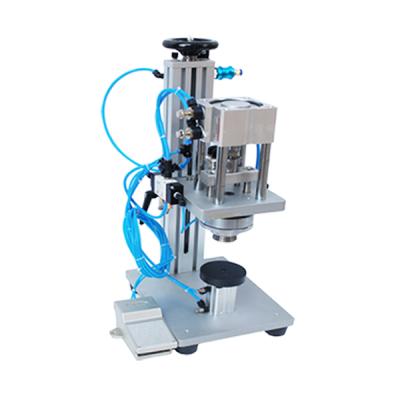 China Semi-automatic Perfume Sealer Bottle Closure Crimping Tool Capping Machine for Perfume Vial for sale