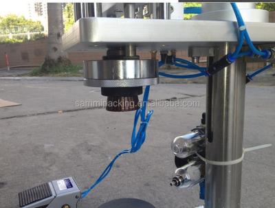 China Semi-automatic Perfume Sealer Bottle Closure Crimping Tool Capping Machine for Perfume Vial for sale
