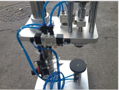 China Semi-automatic Perfume Sealer Bottle Closure Crimping Tool Capping Machine for Perfume Vial for sale