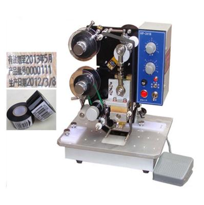 China 241B Electric Batch Expiry Date Number Ribbon Coding Machine for Pouch  Paper Card Plastic Bag for sale
