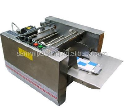 China Automatic Small Box Embossing Batch Coding Expiry Date Stamping Printing Batch Coding Machine for sale