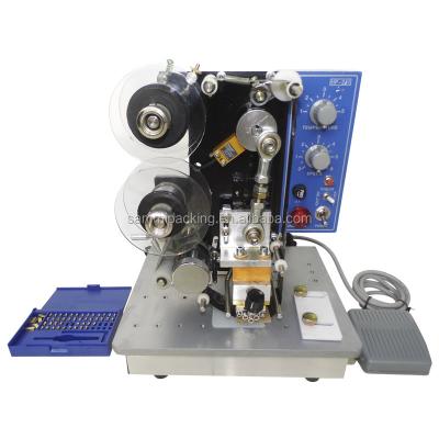 China Semi-Automatic Date Stamping & Numbering Printing Machine Coding Machines for Production Date and Expiry Date for sale