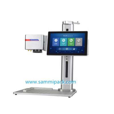 China Hoogwaardige draagbare glasvezellasermarkeringsmachine - 20W/30W/50W/100W Raycus voor metaalgravering Te koop