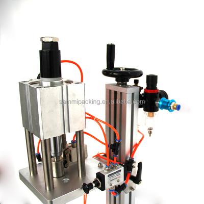 Cina Macchina di chiusura del cappuccio del colletto per profumi di alta qualità Macchina di pressatura del cappuccio in alluminio SM-180 in vendita