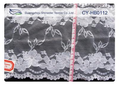 Chine Tissu de dentelle de nylon de 100%, ténacité élevée pour le vêtement, robe CY-HB0112 à vendre