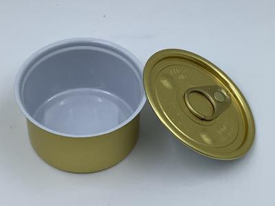 China 50ml Compact Aluminum Bowl Can 72.9×22mm Mini Design 300# Spec Health Supplement Storage for sale