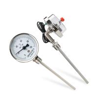 Quality Water Pump Accessories Industrial Mini Bimetallic Thermometer Manometer with ODM Customization for sale