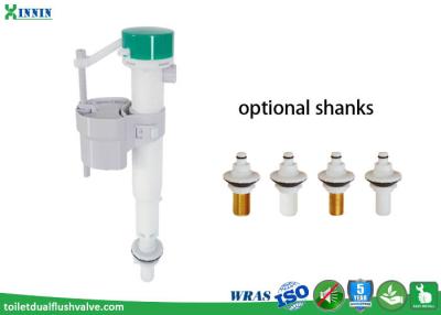 China Universele toilet vulklep met optionele inlaat-schachten 3/8 "BSP, 1/2" BSP Te koop