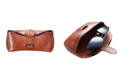 Cina Progettazione unica del cuoio genuino della cassa manuale degli occhiali da sole adatta a unisex in vendita