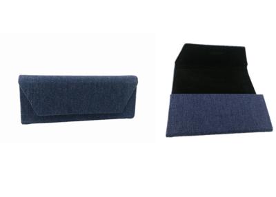 Cina Caso su ordinazione di Sunglass del denim blu che piega la cassa pieghevole del monocolo in vendita