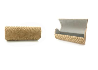 Cina Cassa di vetro duri del modello della cassa degli occhiali da sole di Snakeskin per gli occhiali da sole in vendita