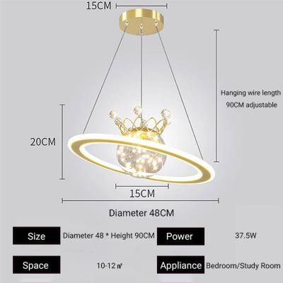 Middle Size Iron Metal Ceiling AC Restaurant Bedroom Lighting with Laser