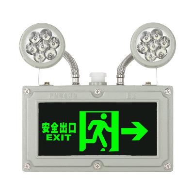 China Double Head 2*5W Explosion-proof Emergency Light for Fireproof Chemical Evacuation for sale