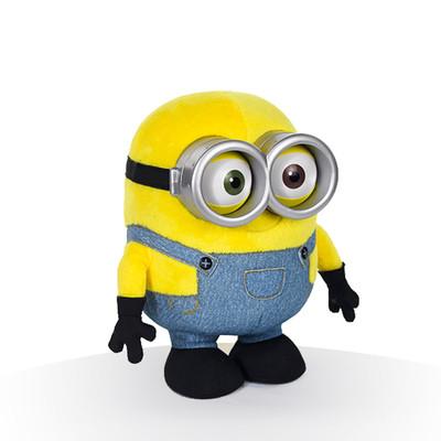 Chine Ignoble je 3 peluche de bande dessinée d'oeil des subordonnés 3D joue le jaune 22cm à vendre