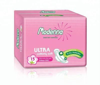 Κίνα Εμμηνορροϊκά μαξιλάρια γυναικείου Winged Feminine Hygiene Sanitary πετσέτα μίας χρήσης βαμβακιού προς πώληση