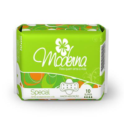 Κίνα Κανονική κυρία Care Sanitary Pad 245mm μαξιλάρια βαμβακιού 285mm με τα φτερά προς πώληση