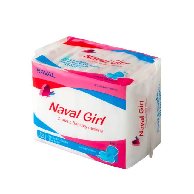 Sanitary pad packaging