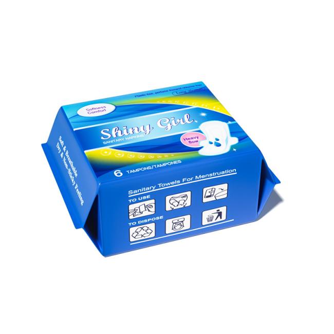 Sanitary pad opened view