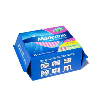 Chine Prix direct de l'usine en gros Ultra Soft 100% coton serviettes menstruelles femmes portant des serviettes hygiéniques à vendre