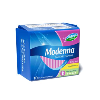 Chine Prix direct de l'usine en gros Ultra Soft 100% coton serviettes menstruelles femmes portant des serviettes hygiéniques à vendre