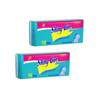 Κίνα Super Absorbent Straight Disposable Sanitary Napkin Pads For Women Girl προς πώληση