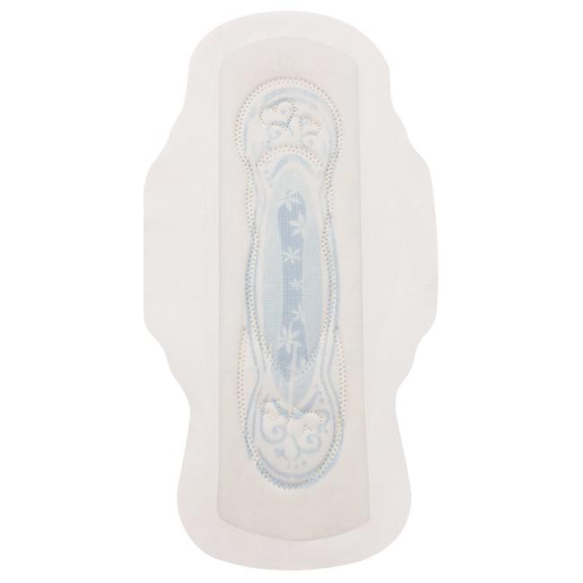 Sanitary napkin breathable material close-up