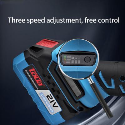 중국 최대 모터 속도 8500RPM 재충전 가능한 21V 브러쉬리스 앵글 밀러 판매용