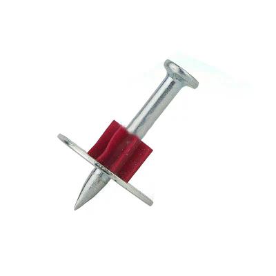 Κίνα GB Τυπική θερμική επεξεργασία HRC52-55 PDW PJ Ζιγκωτό επιχρισμένο σκυρόδεμα Nail Drive Pin Shooting Nails προς πώληση