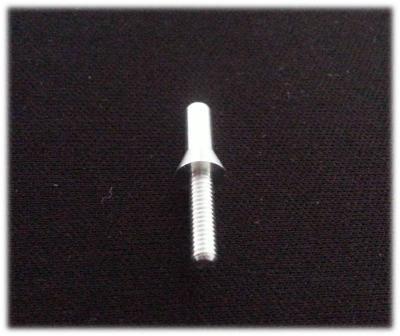 China O instrumento de alumínio fazendo à máquina preciso do CNC parte o tampão do tubo com a linha de parafuso M3 à venda